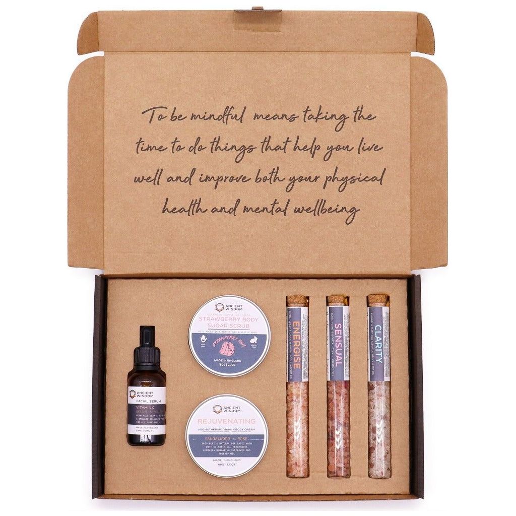 Natural Gift Set - Self-Care Kit - Mindfulness Home Spa Set